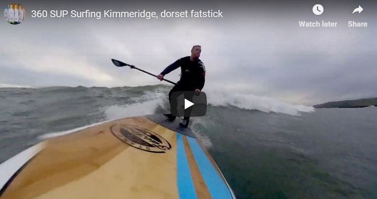 Kimmeridge SUP Surf Session with 360 Camera - FatStick Boards