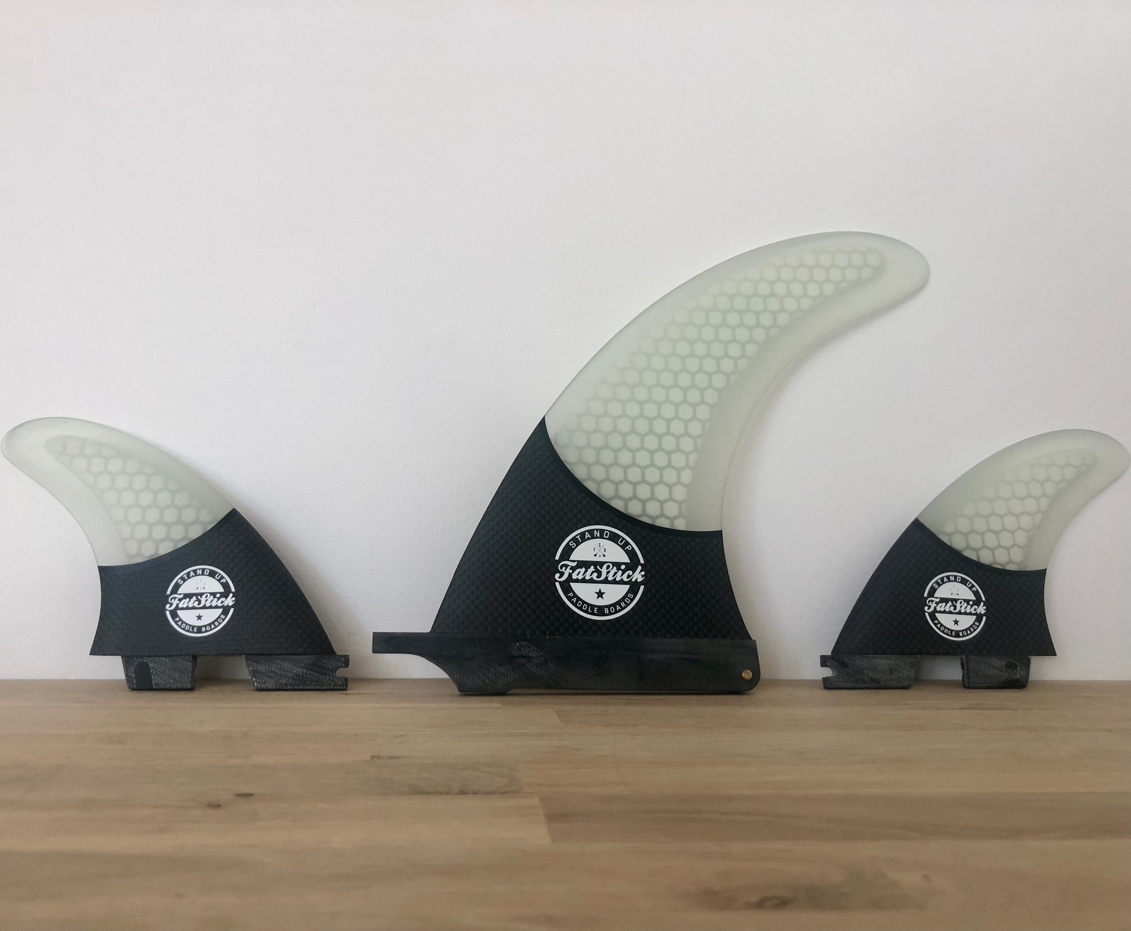 Carbon Honeycomb Thruster Fin Set - FatStick Boards